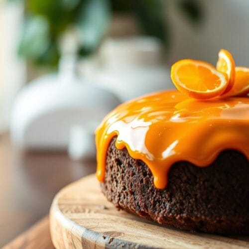 Moist Chocolate Orange Glaze Cake in 6 Easy Steps
