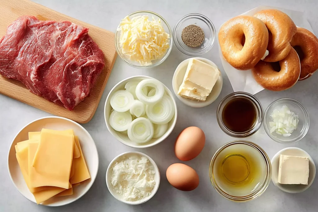 Steak Egg and Cheese Bagel Sandwich – A Classic Comfort Breakfast